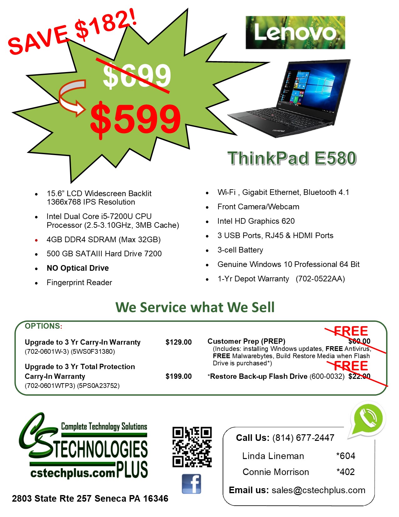 Featured Specials - New and Refurbished PCs - CS Technologies Plus
